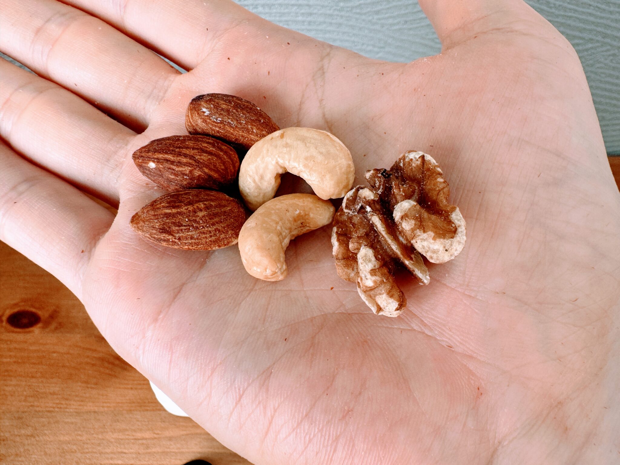 10g・20g・60gのミックスナッツはどれくらい？種類ごとに計測！｜Kojimatome